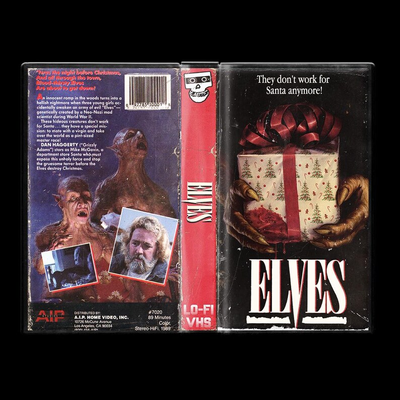 Elves Custom VHS Artifacts Christmas Horror - Etsy