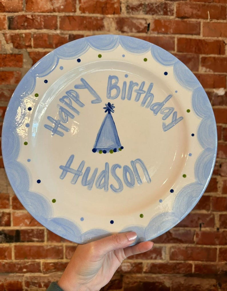 Personalized Birthday Plates - Etsy