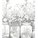 Coloring Pages Mason Jars With Fun, Digital Download PNG Adult Coloring ...