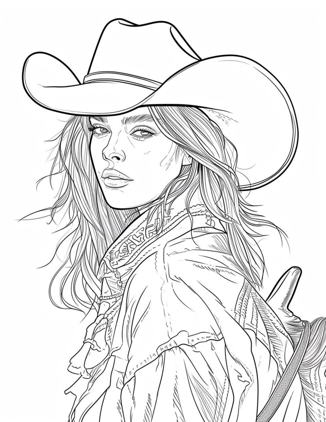 Coloring Pages West and Old West, Digital Download PNG Adult Coloring ...