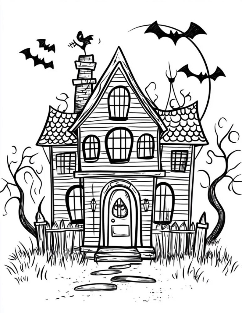 Halloween 60 Mega Bundle Coloring Pages – Adult Art Therapy, Stress ...