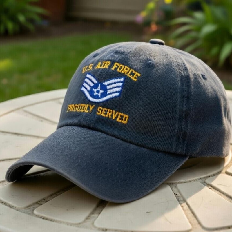 Distressed Air Force Hat - Etsy