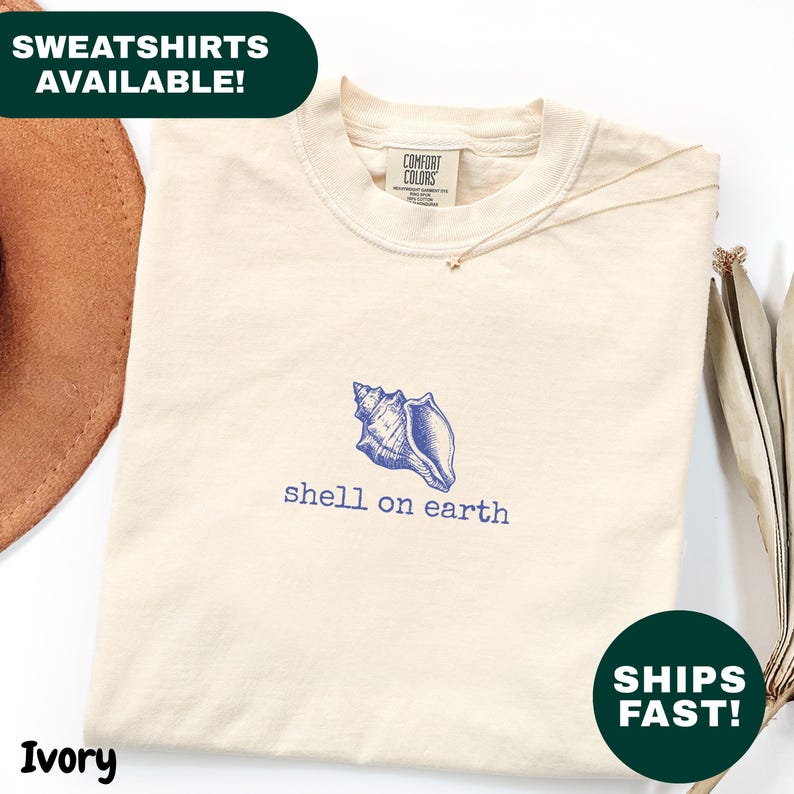 Shell on Earth Shirt Funny Beach Shirt Ocean Lover Shirt Sea Shell Tee ...