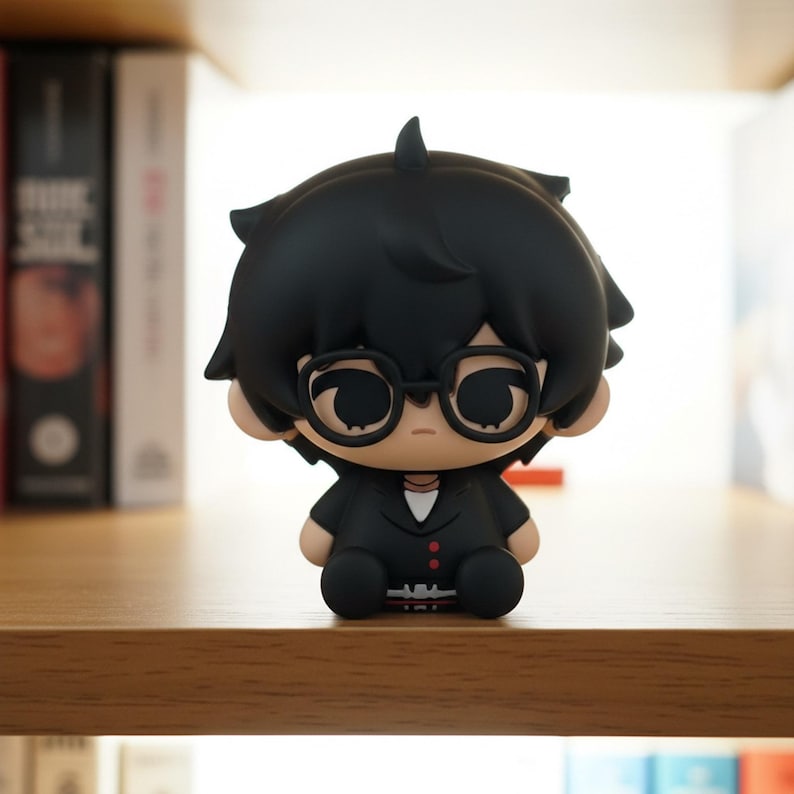Steal Your Heart Joker Ren Amamiya Chibi Figure | 6cm PVC | Anime Fans ...