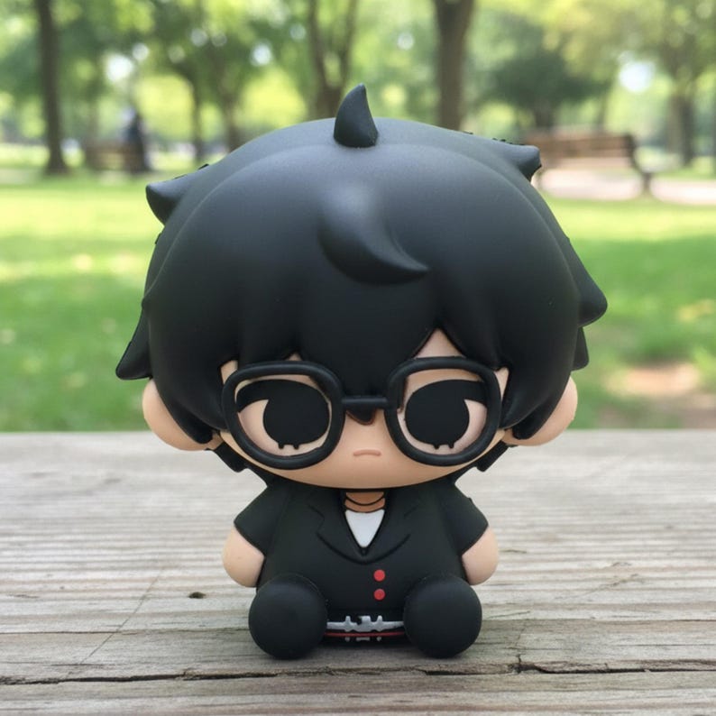 Steal Your Heart Joker Ren Amamiya Chibi Figure | 6cm PVC | Anime Fans ...