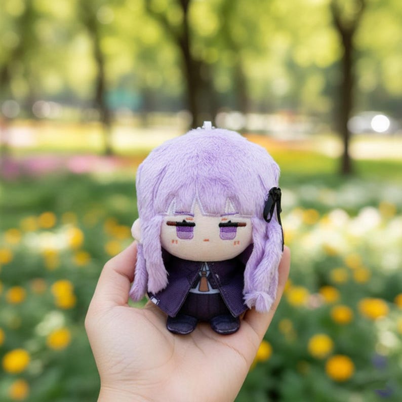 Danganronpa Sitting Plush Dolls 10cm | Kyoko & Junko Fan Made Chibi ...