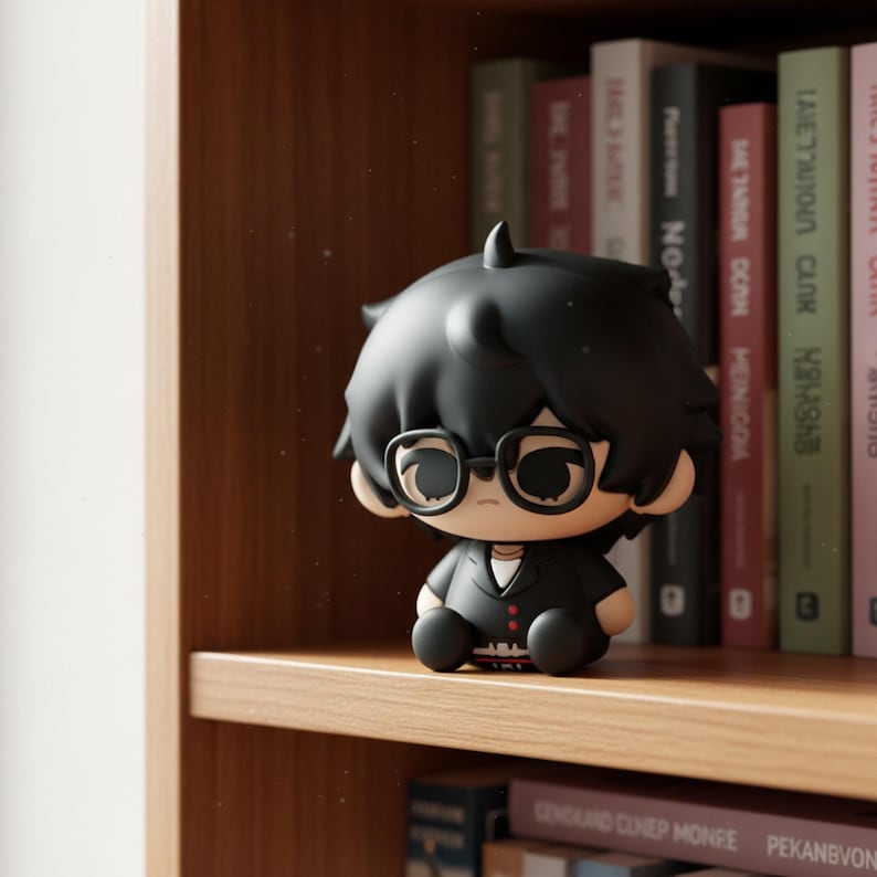 Steal Your Heart Joker Ren Amamiya Chibi Figure | 6cm PVC | Anime Fans ...