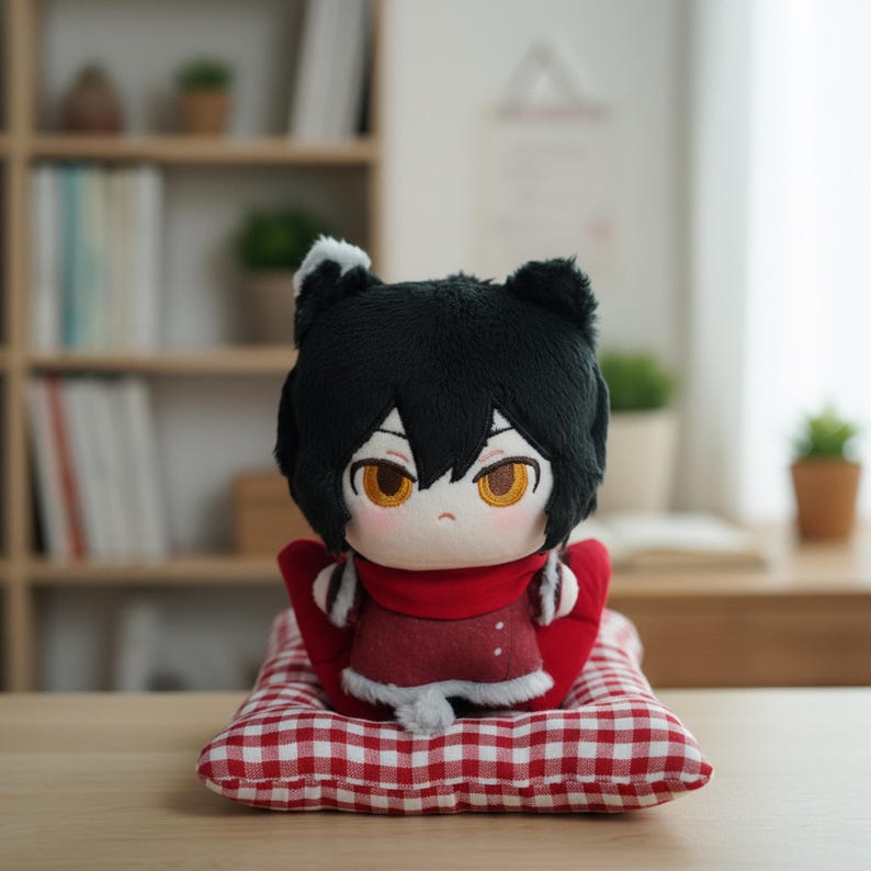 Izutsumi Plush Doll | Delicious in Dungeon Chibi Anime Plush With Bow ...