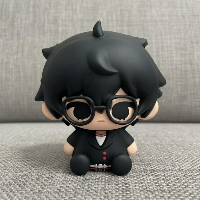 Steal Your Heart Joker Ren Amamiya Chibi Figure | 6cm PVC | Anime Fans ...