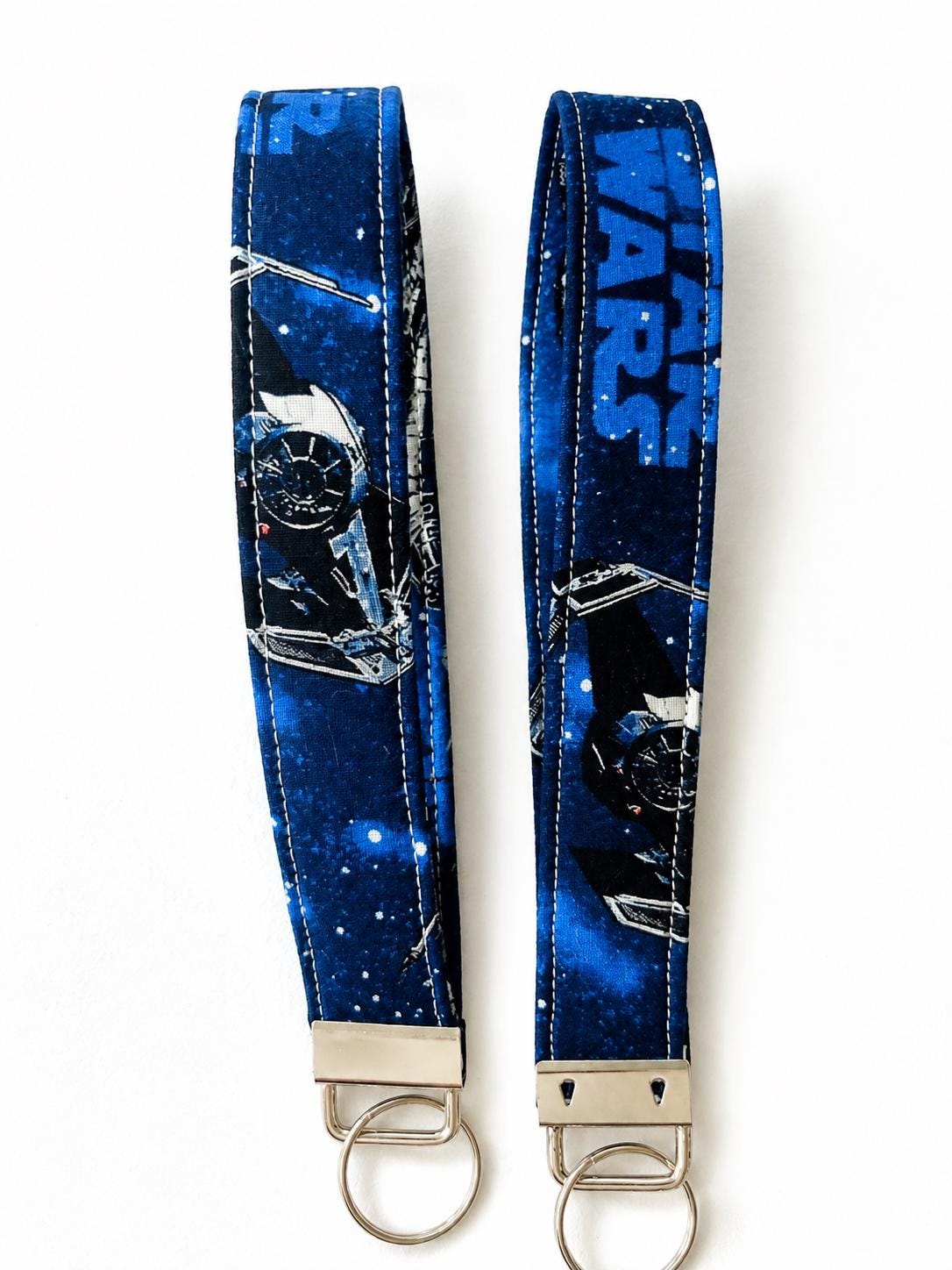 Galaxy Space Fabric Key Fob Wristlet
