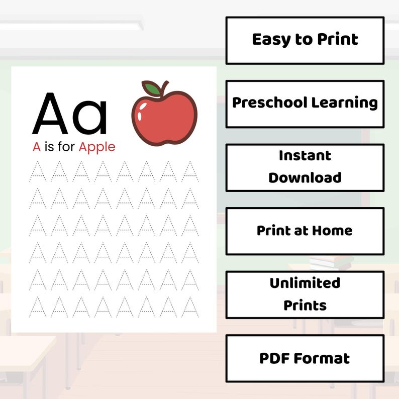Alphabet Learning Workbook | Handwriting & Preschool Worksheets ...