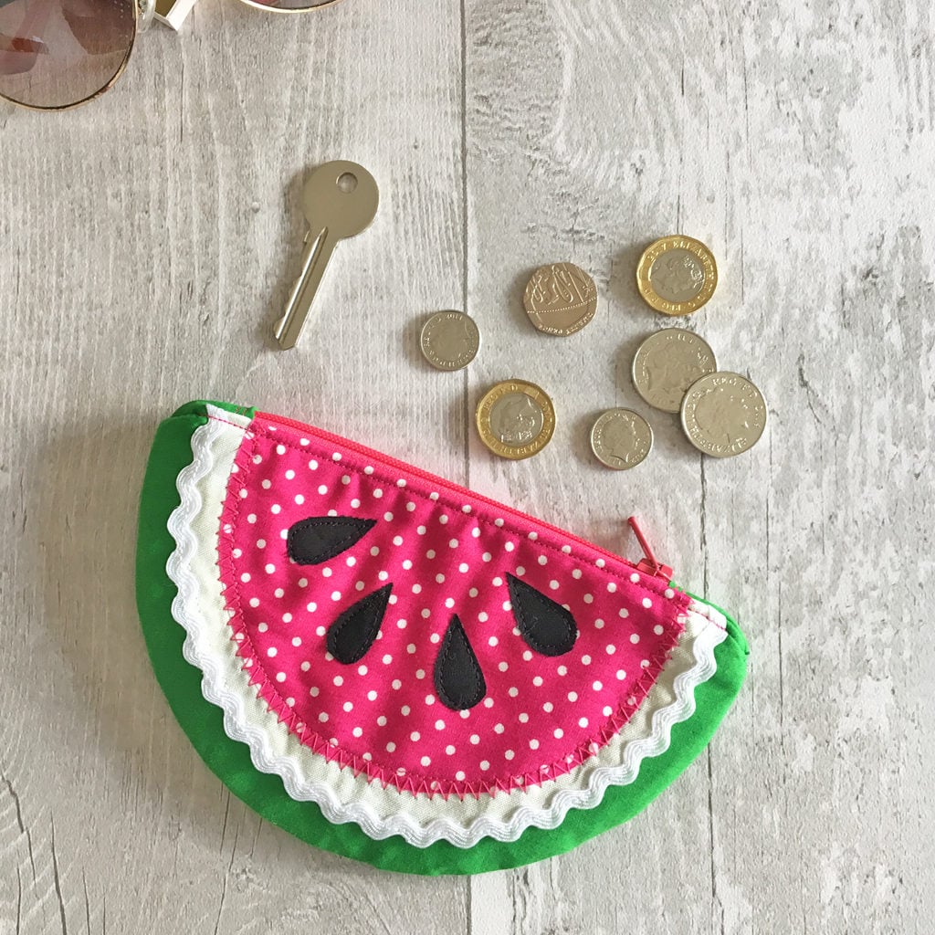 Pink Slice of Watermelon Fruit Coin Purse - Etsy