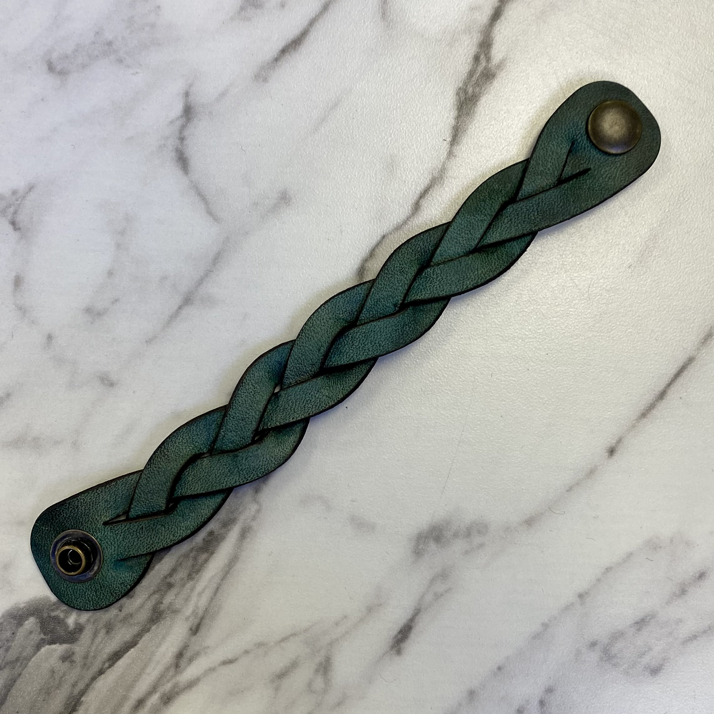 Braided Leather Scarf Cuff Strappy Leather Scarf Cuff - Etsy