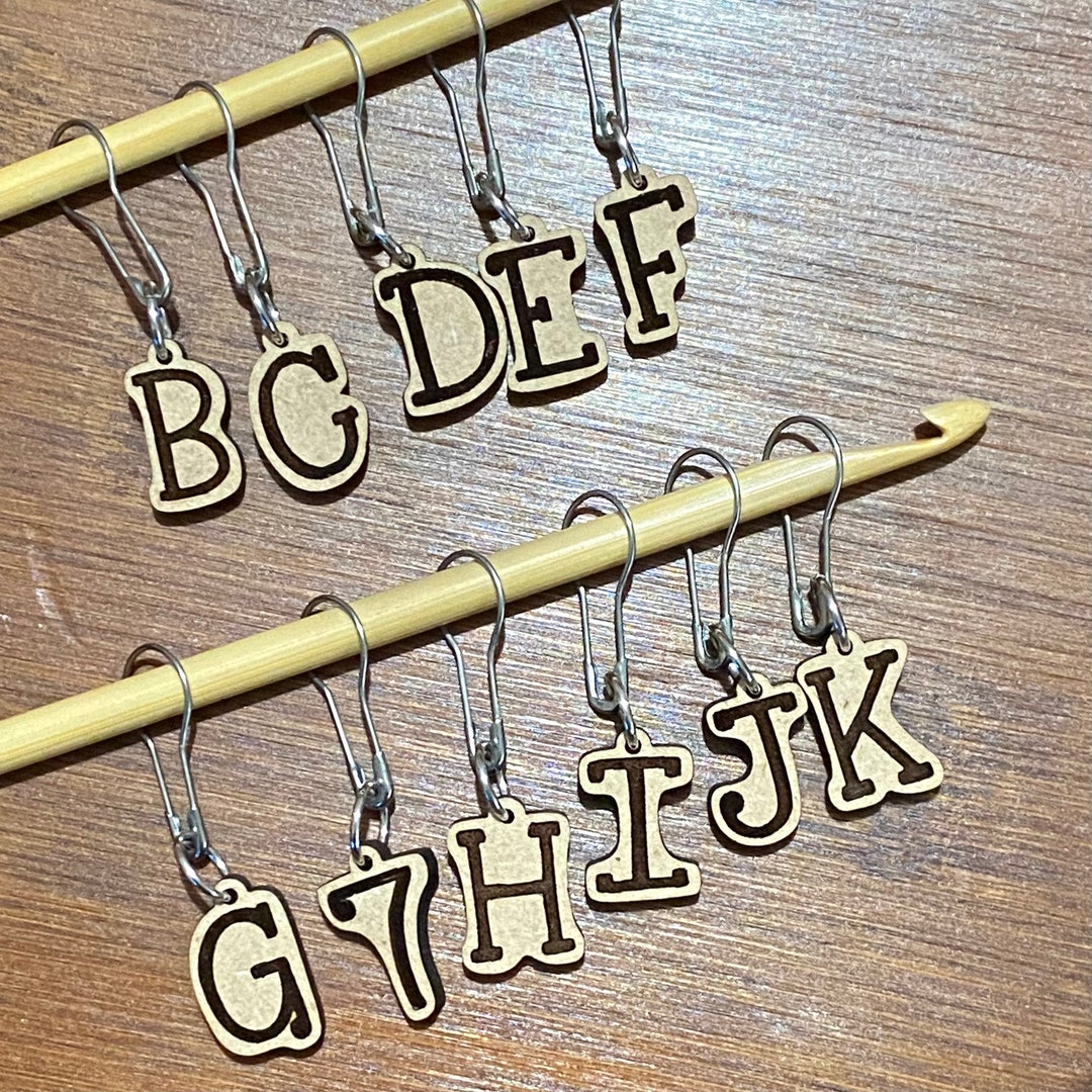 Stitch Markers Set, Crochet, Crochet Hook Sizes, US & Metric, Pin ...