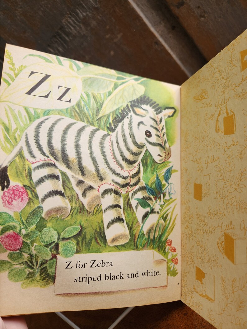 Vintage 1957 ABC Around the House Golden Activity Book With Moveable ...