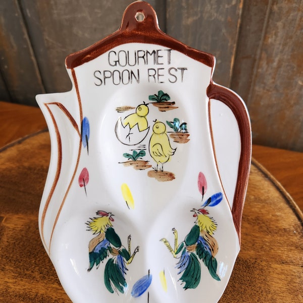 Vintage Spoon Rest - Etsy