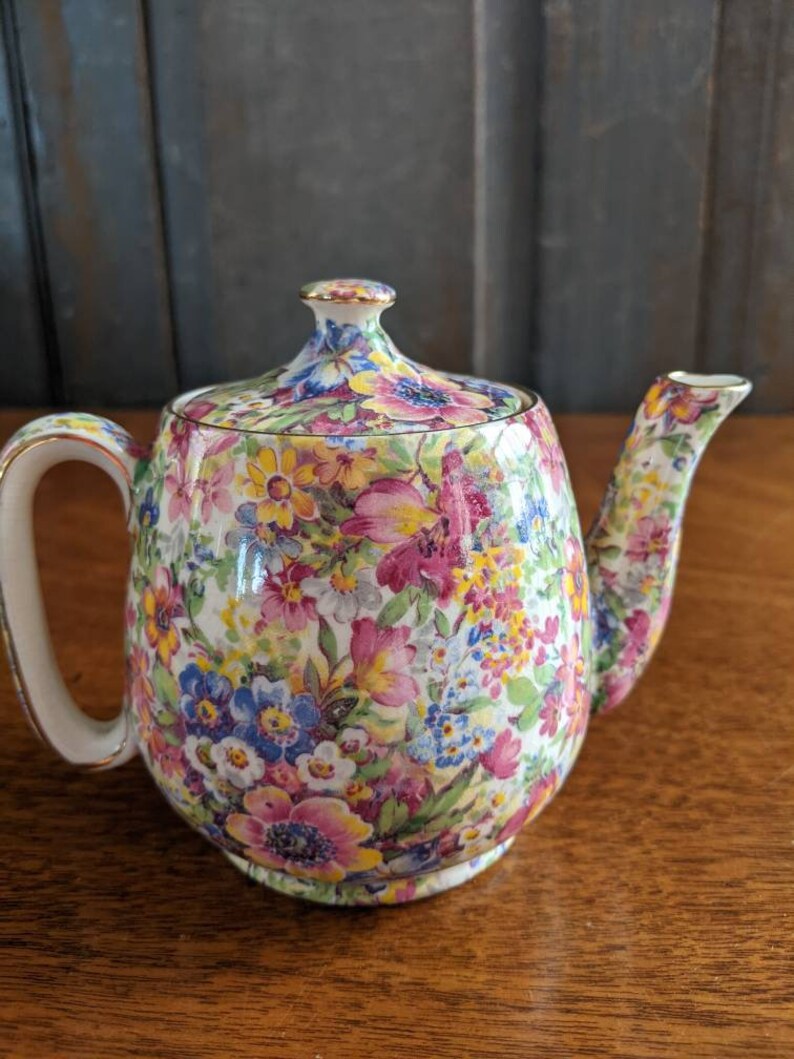Vintage Royal Winton Grimwades Sunshine Teapot | Etsy
