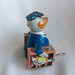 Vintage RARE T.P.S. Duck the Mailman Wind-up Toy WORKS - Etsy