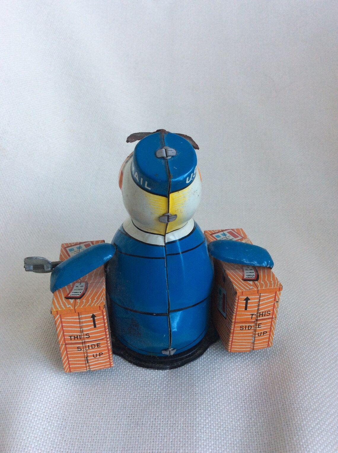 Vintage RARE T.P.S. Duck the Mailman Wind-Up Toy WORKS | Etsy