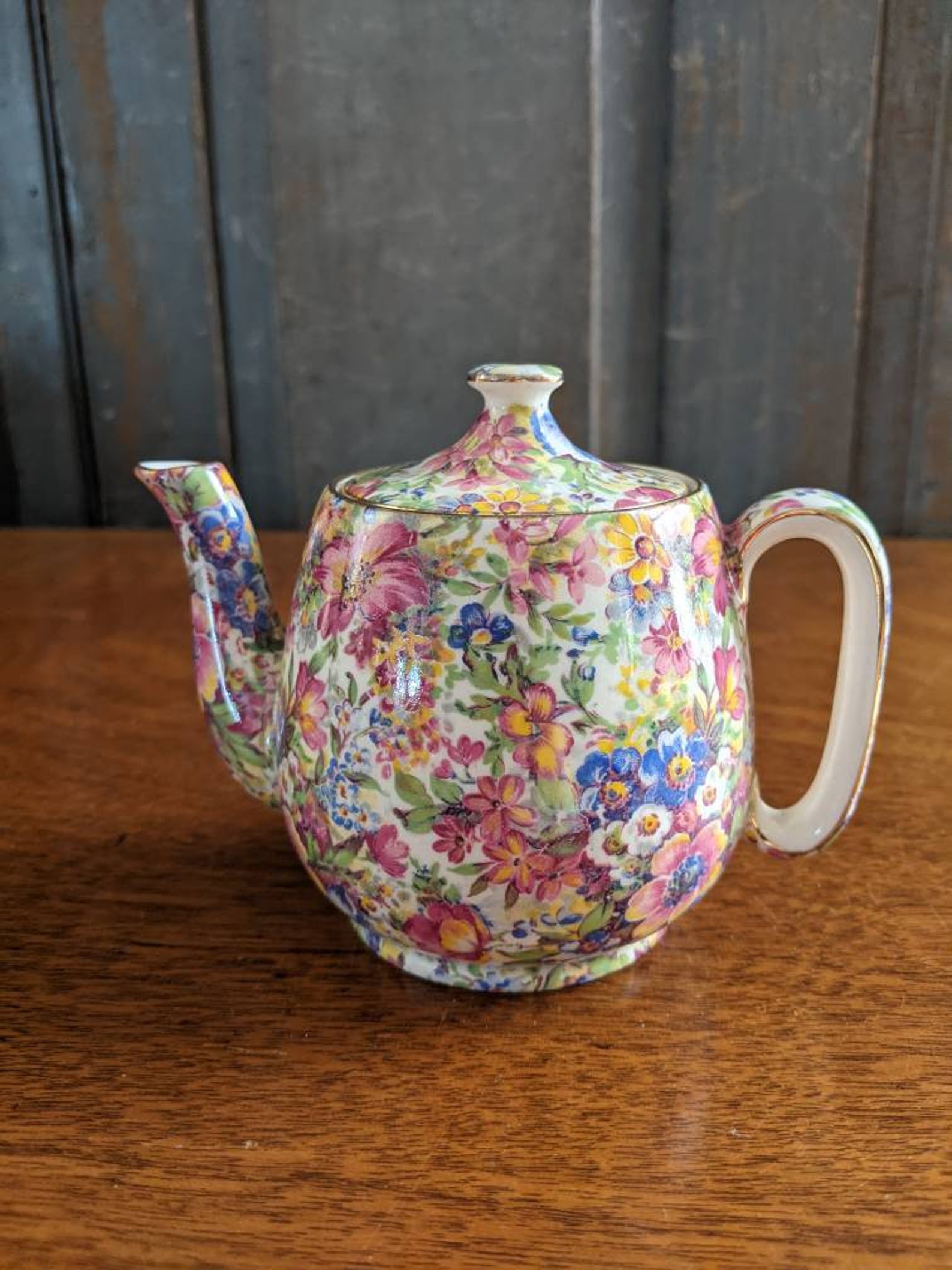 Vintage Royal Winton Grimwades Sunshine Teapot | Etsy