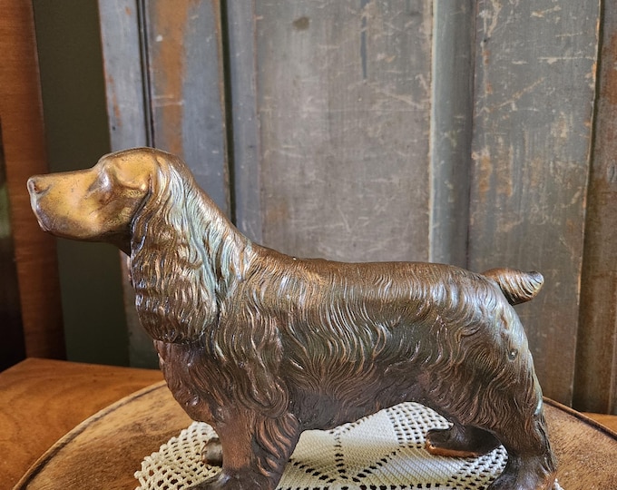 Vintage Cocker Spaniel Dog Figurine - Etsy