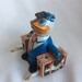 Vintage RARE T.P.S. Duck the Mailman Wind-up Toy WORKS - Etsy