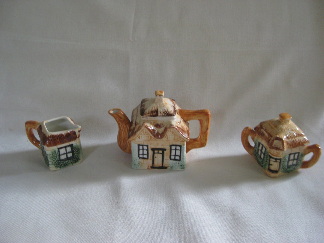 Vintage Cottage Ware Tea Set - Etsy