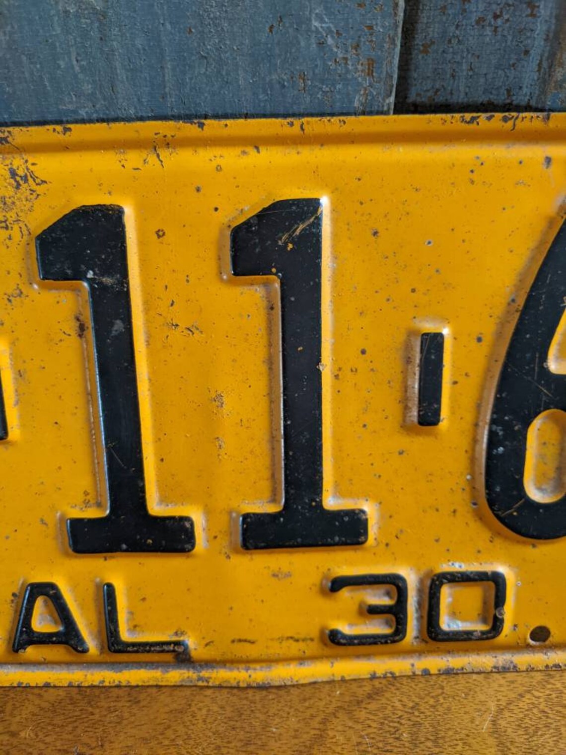 Antique 1930 California License Plate | Etsy