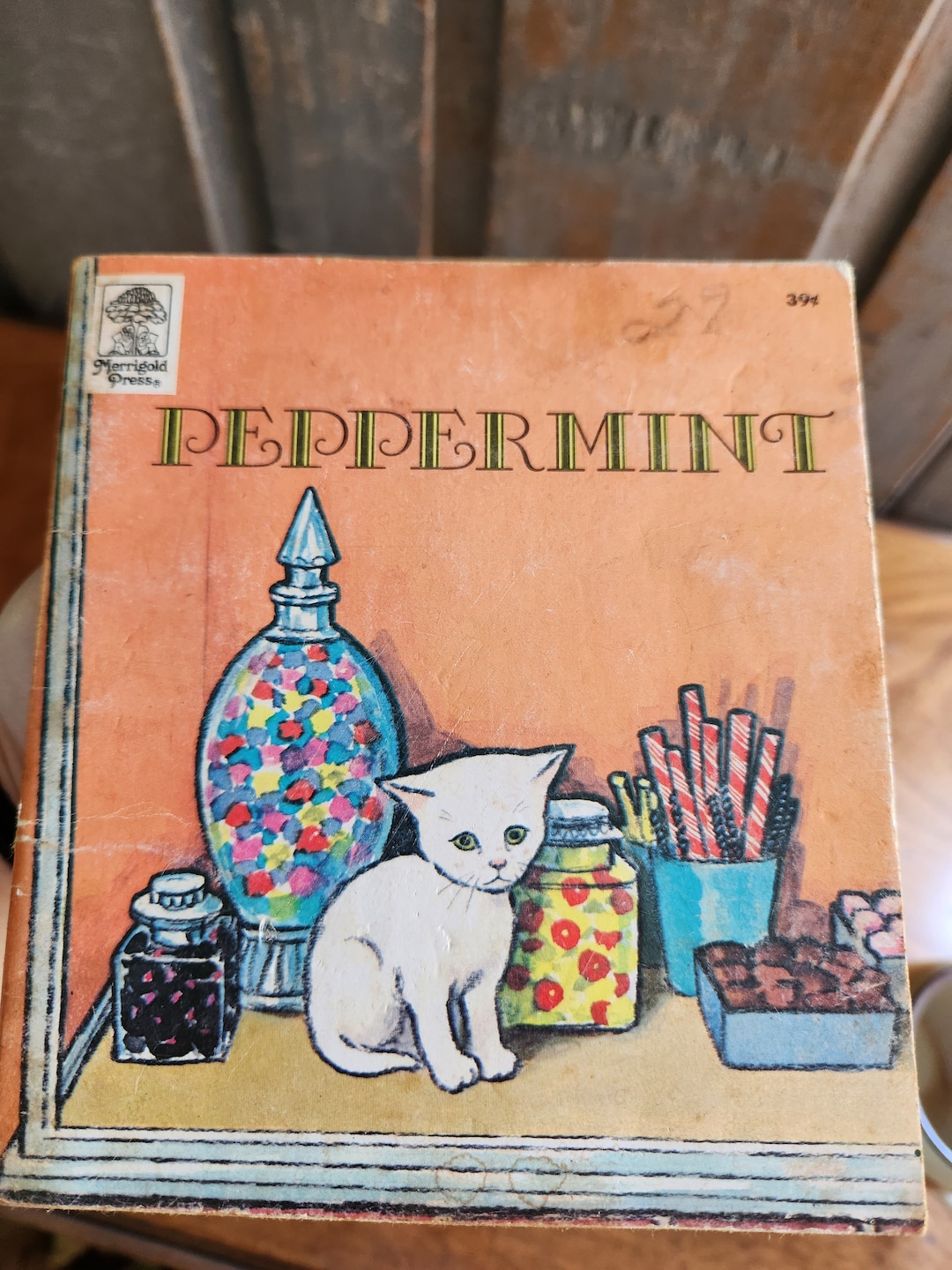 Vintage 1966 Peppermint Cat Book - Etsy