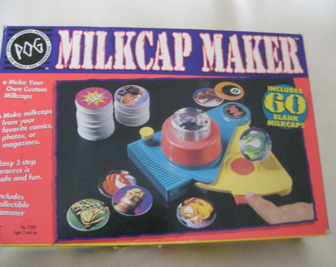 Vintage Pog Milkcap Maker - Etsy