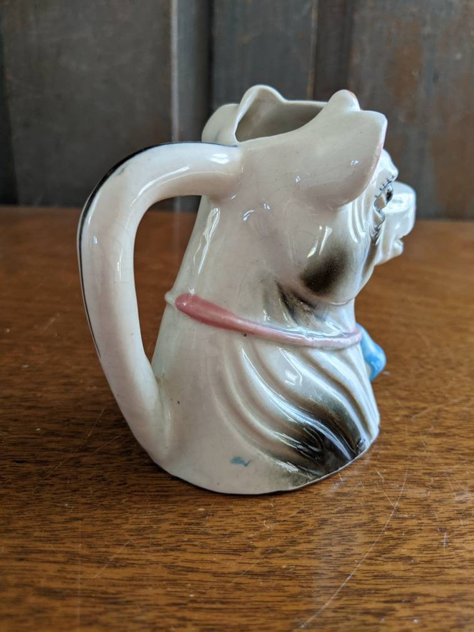 Vintage Blue Bell Cow Creamer - Etsy