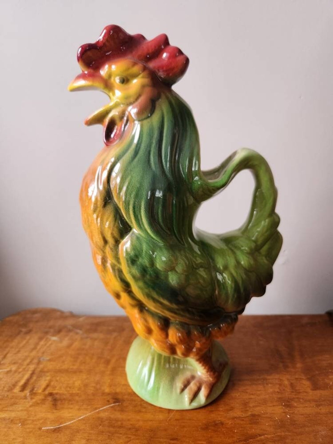Vintage 1950's St. Clement Rooster Pottery Pitcher France - Etsy
