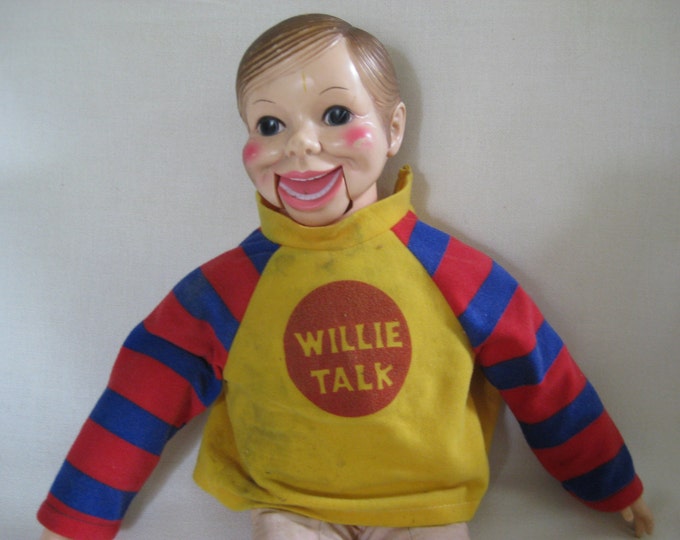 Vintage Willie Talk Ventriloquist Doll - Etsy