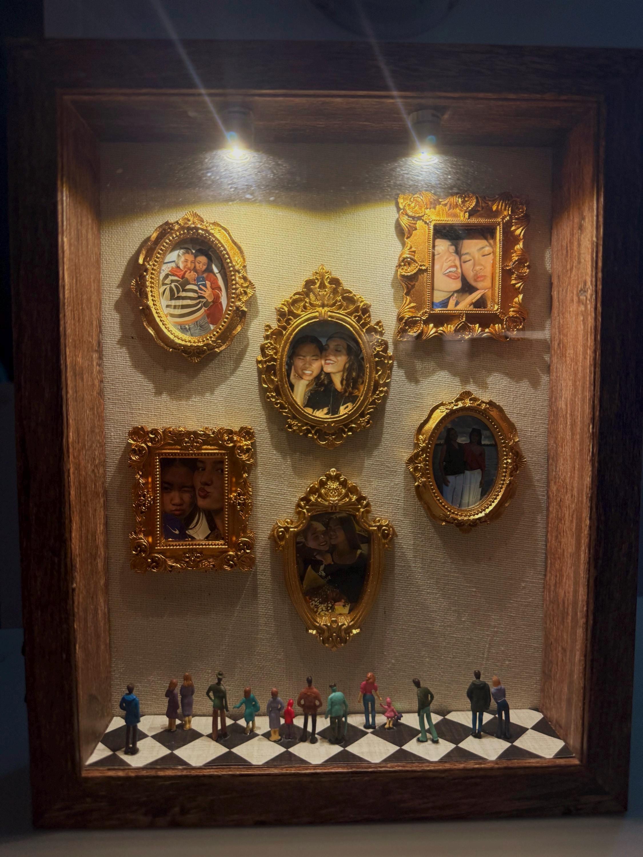 Custom "museum of Us" Shadow Box, Personalized Photo Gift (8x10 Frame ...