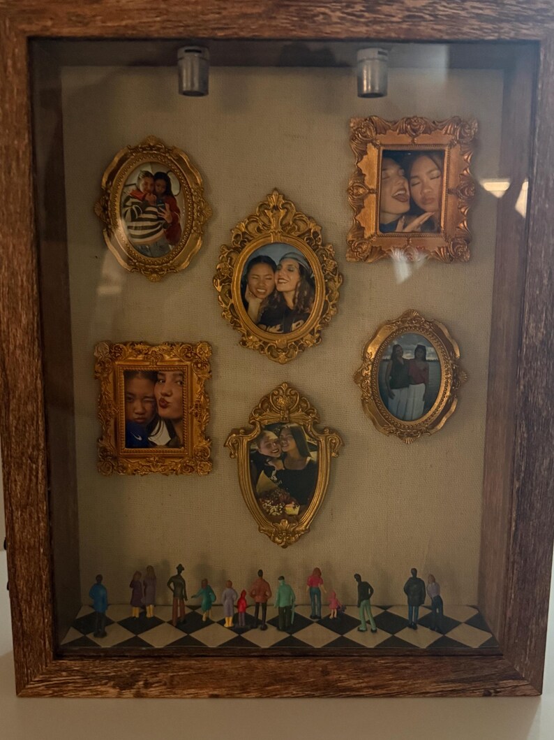 Custom "museum of Us" Shadow Box, Personalized Photo Gift (8x10 Frame ...
