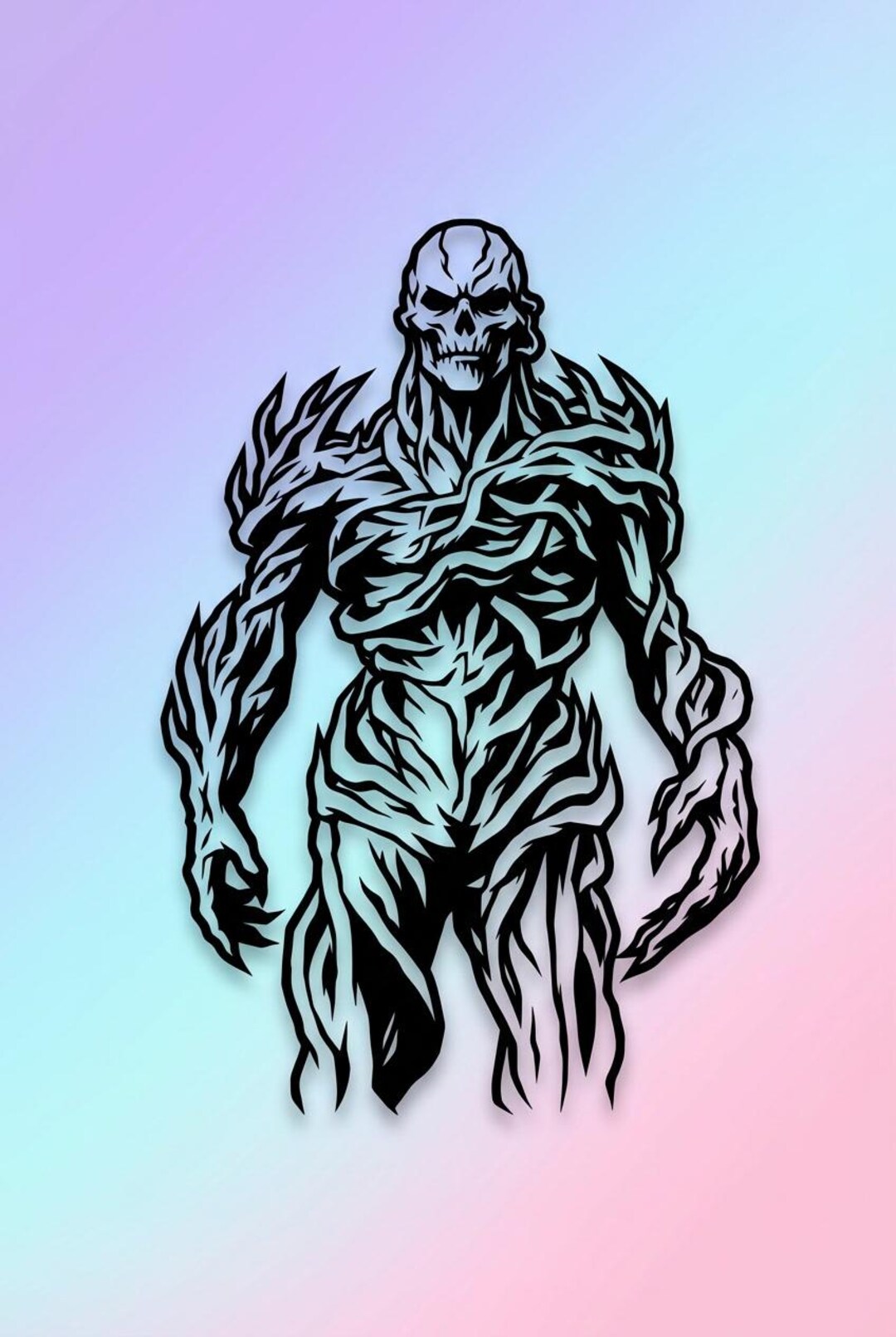 Interdimensional Horror Villain SVG, PNG File – Full Body Monster ...
