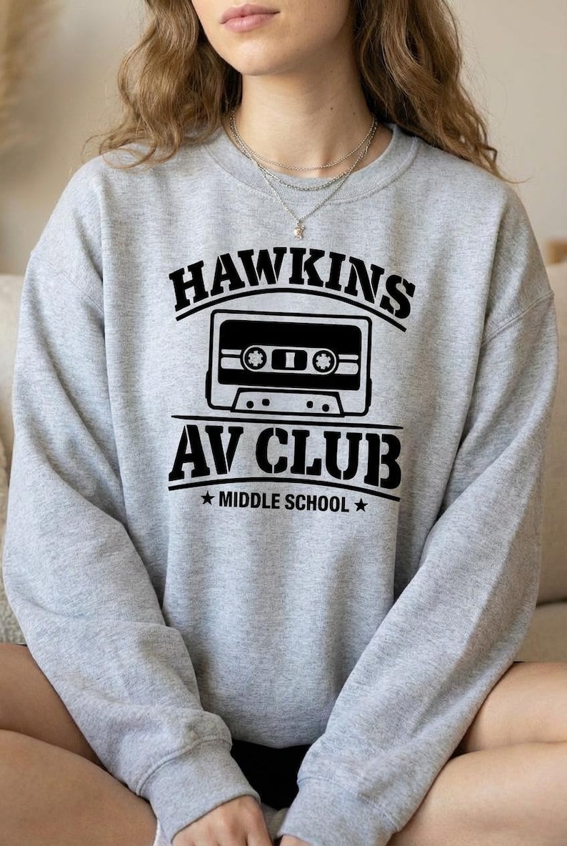 Hawkins AV Club SVG File, Digital Download, Hawkins Indiana 1983 Middle ...
