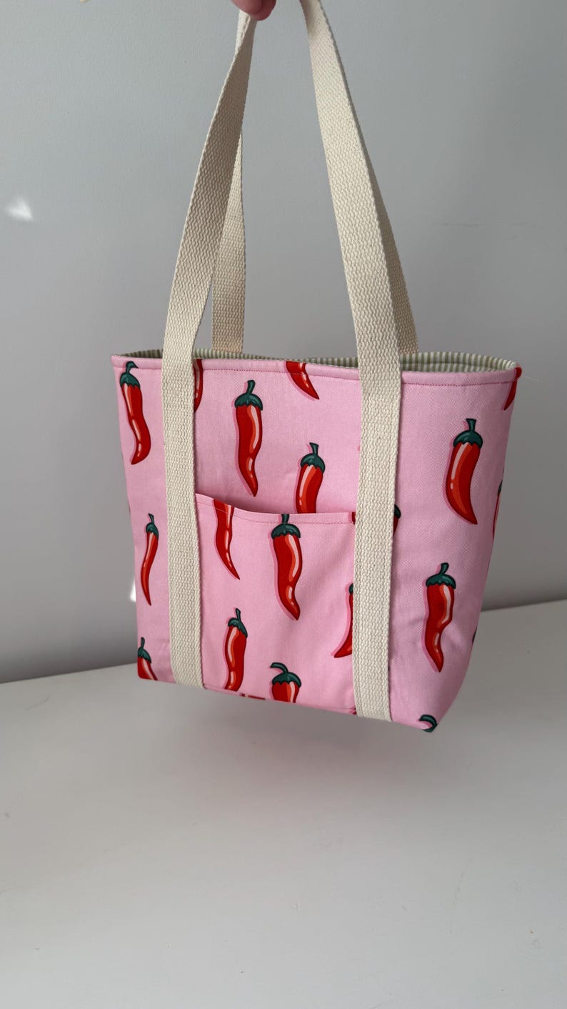PDF Tote Bag Sewing Pattern & Tutorial | Beginner Friendly Sewing ...