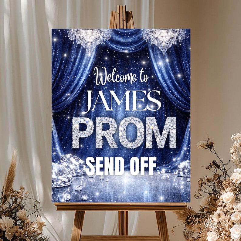Editable Prom Welcome Sign, Send-off Party Decor (digital Download) - Etsy