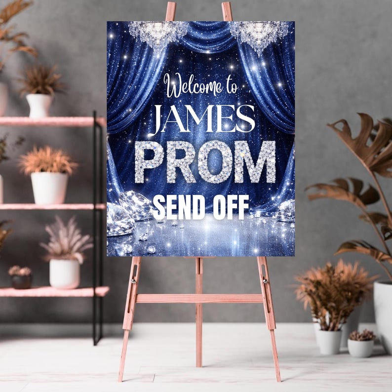 Editable Prom Welcome Sign, Send-off Party Decor (digital Download) - Etsy