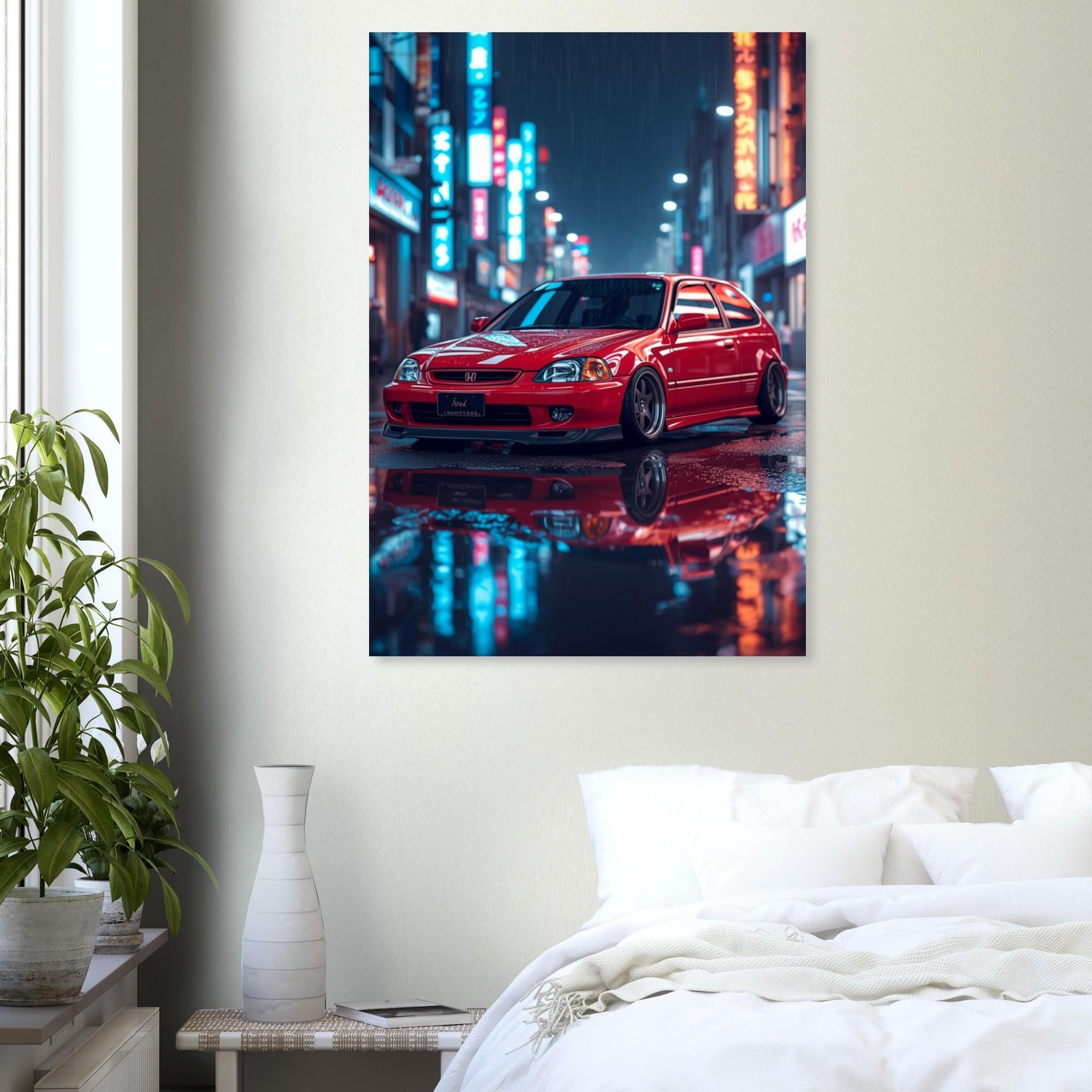 1999 Honda Civic EK Hatchback JDM Poster – Car Wall Art - Etsy