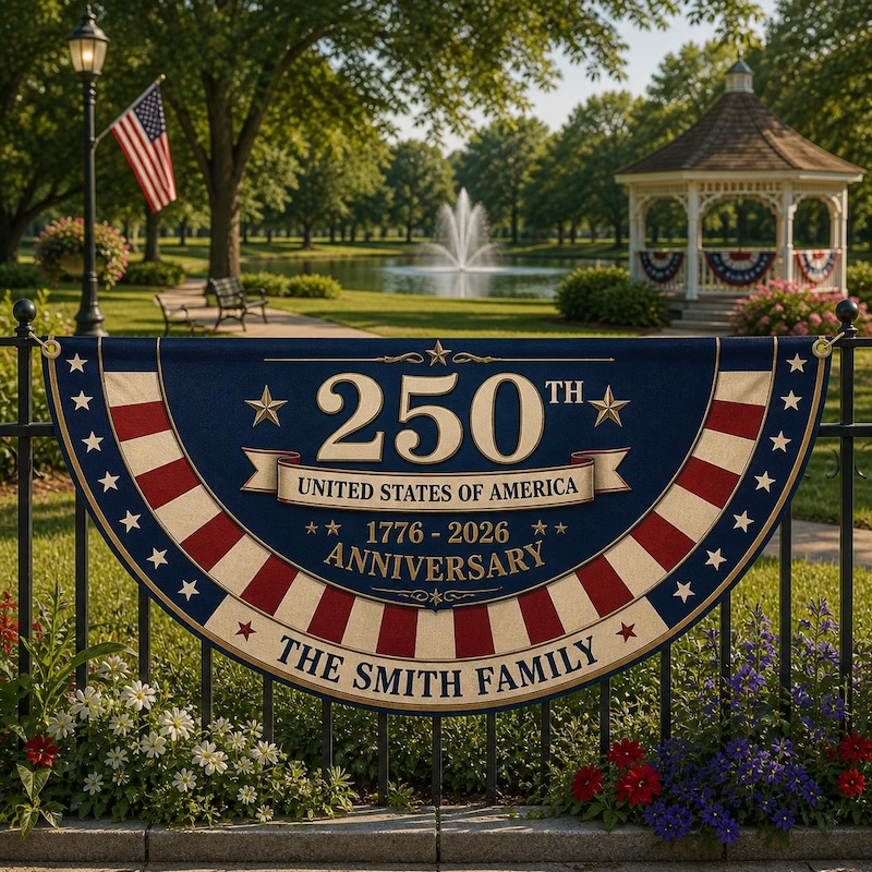 250 Celebration Banner - Etsy