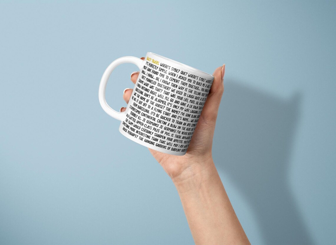 Fawlty Towers Best Quotes, Fawlty Towers Quotes Mug, Fawlty Towers Sign ...