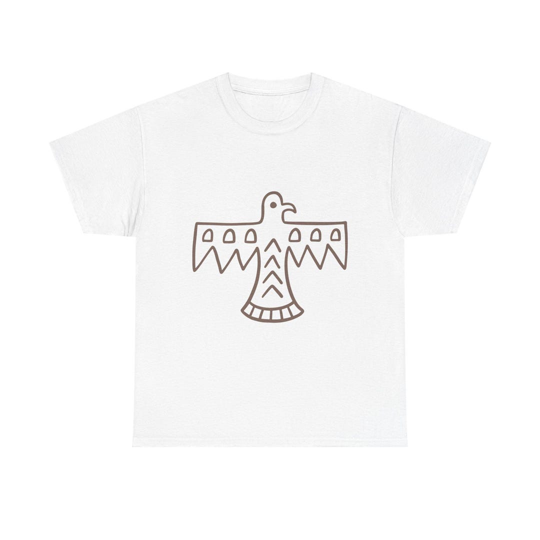 Line Art Thunderbird T-shirt | Minimal Native-inspired Bird Graphic - Etsy