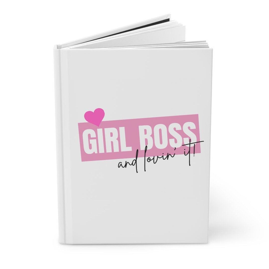 Girl Boss and Loving It Hardcover Journal Matte - Etsy