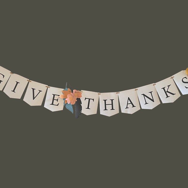 Thanksgiving Banner - Etsy
