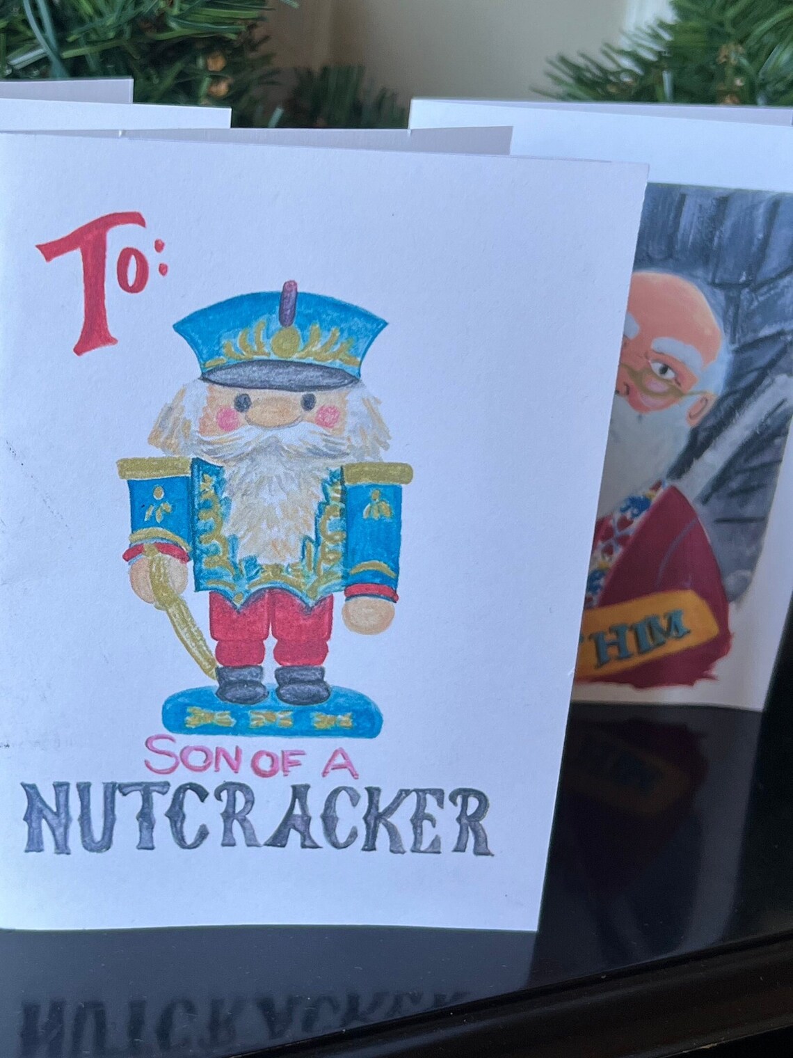 Illustrated Elf Printable Christmas Cards, Elf Culture + Food Groups ...