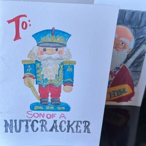 Illustrated Elf Printable Christmas Cards, Elf Raccoon Hug Elf in Love ...