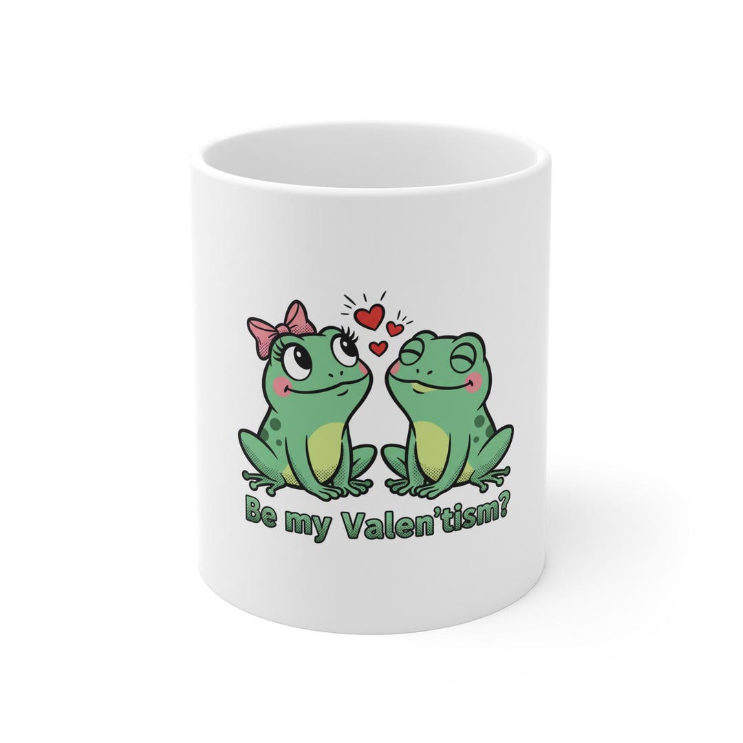 Frog Couple Mug, Neurodivergent Valentine Gift - Etsy UK