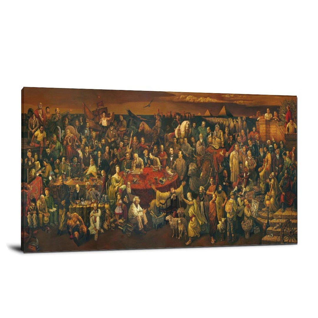 Julius Caesar Henri Matisse Marx Winston Churchill Discussing the ...